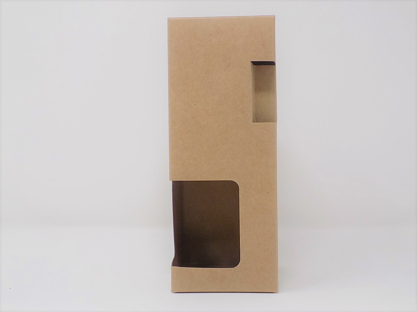 100ml DIFFUSER BOX short - KRAFT with corner window (Pack of 10 ...