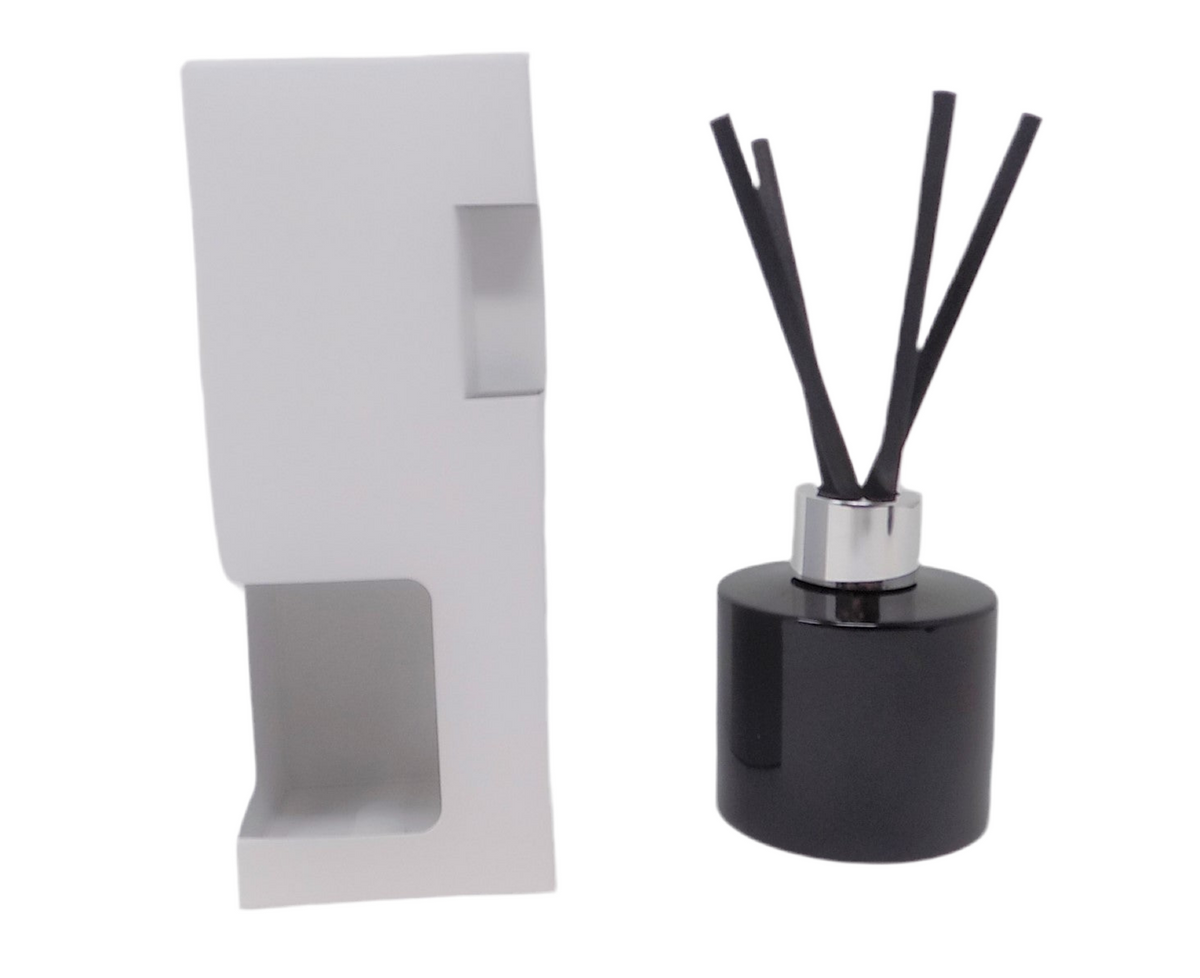 100ml DIFFUSER BOX short - WHITE with corner window (Pack of 10 ...