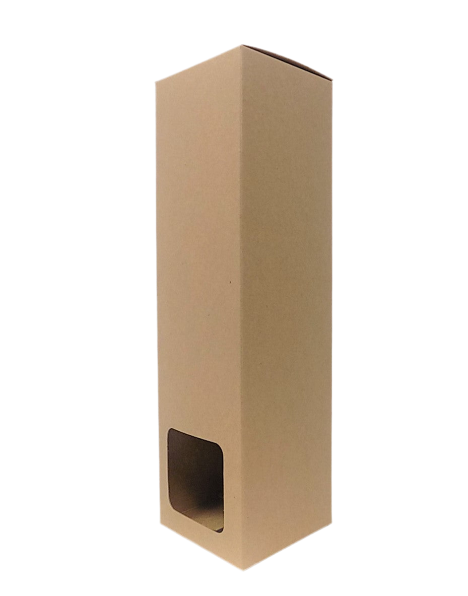 100ml DIFFUSER BOX tall - KRAFT with window (Pack of 10 ...