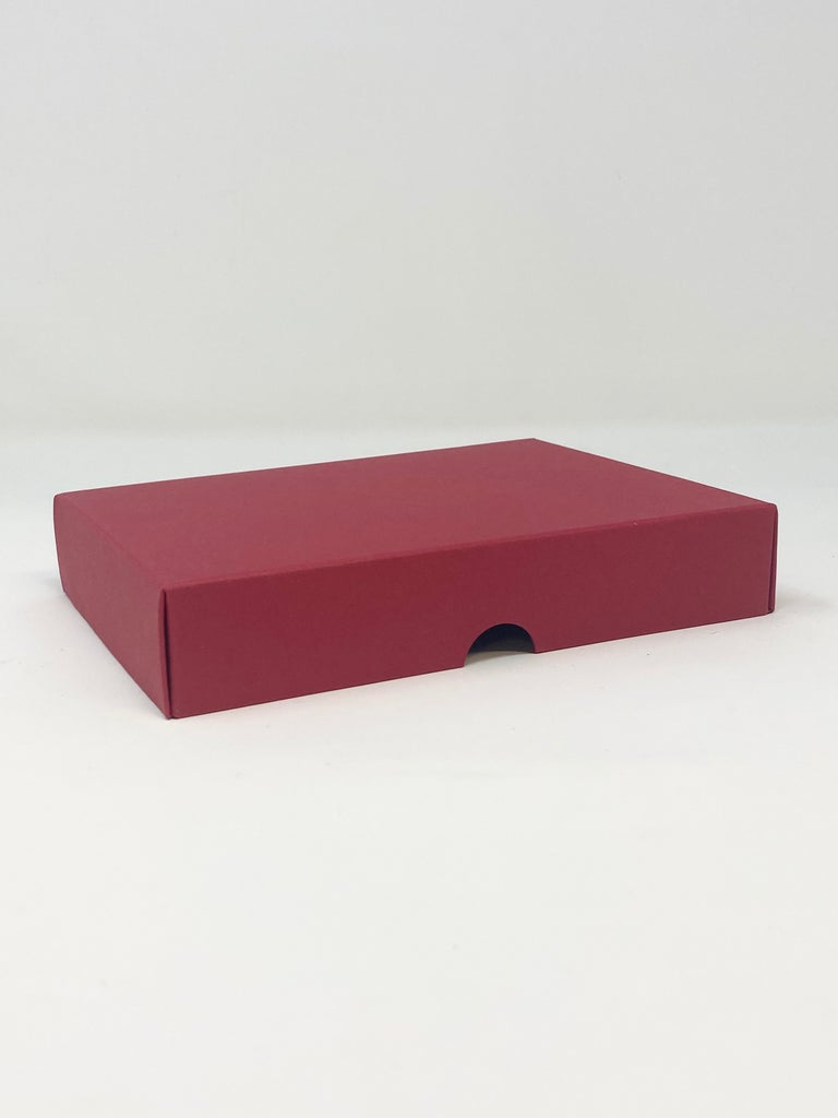 FOLD UP 6 CHOCOLATE BOX LID - CHERRY RED – kjprintandpackaging