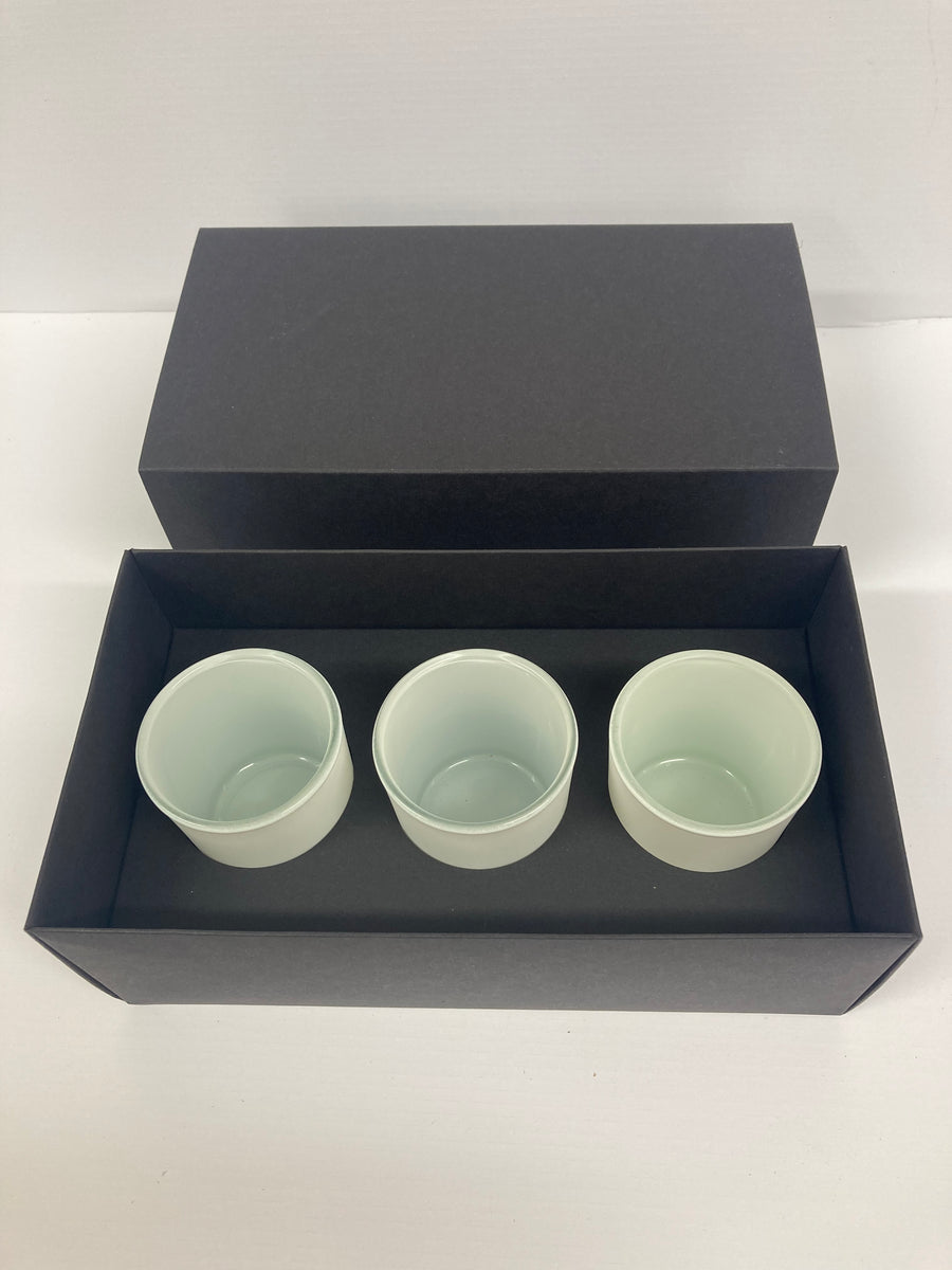 9cl Votive Candle Gift Box - BLACK/BLACK with BLACK Sleeve (pack of 10 ...